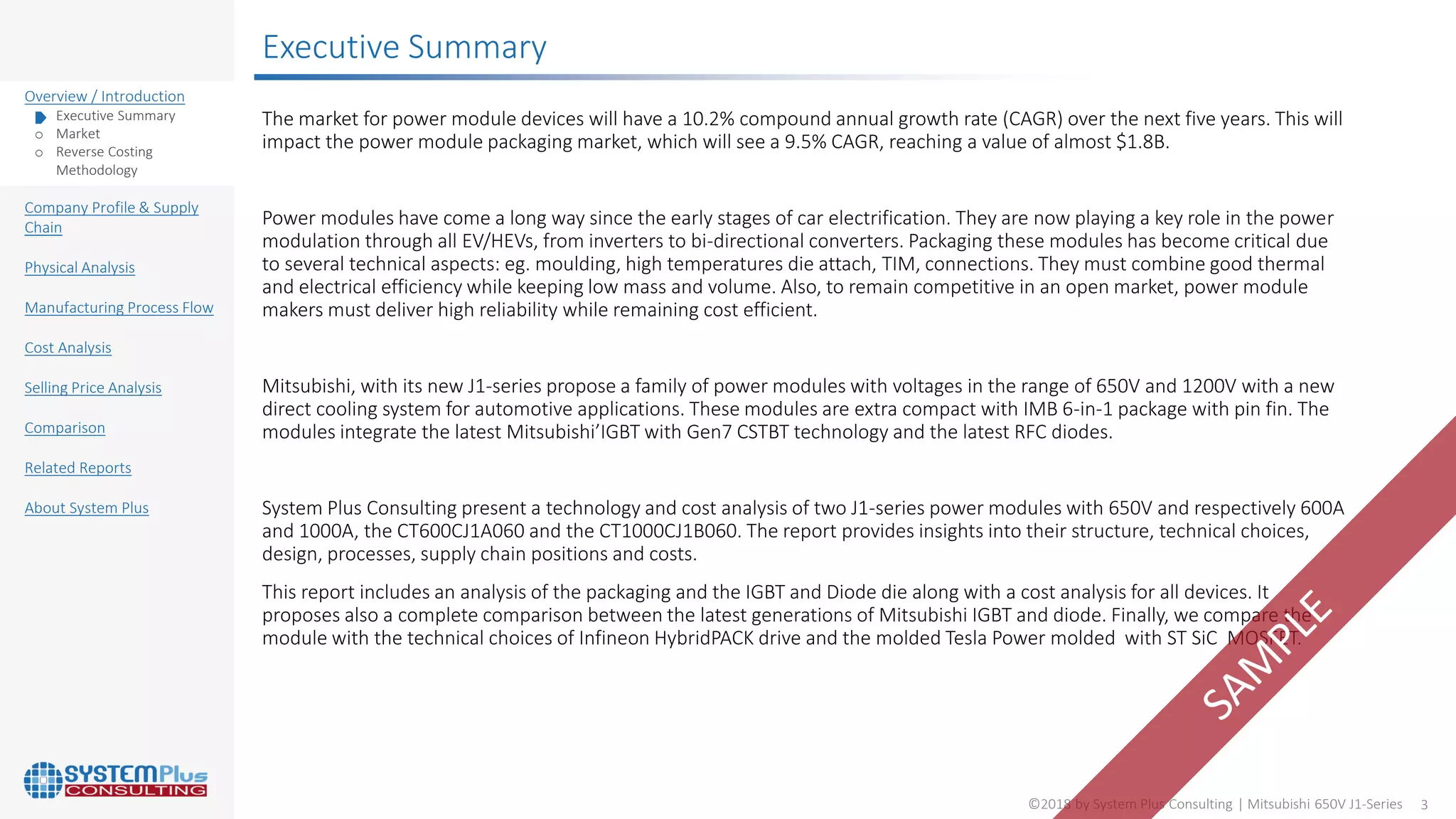 Mitsubishi J1- Series 650V High-Power Modules for Automotive | PDF