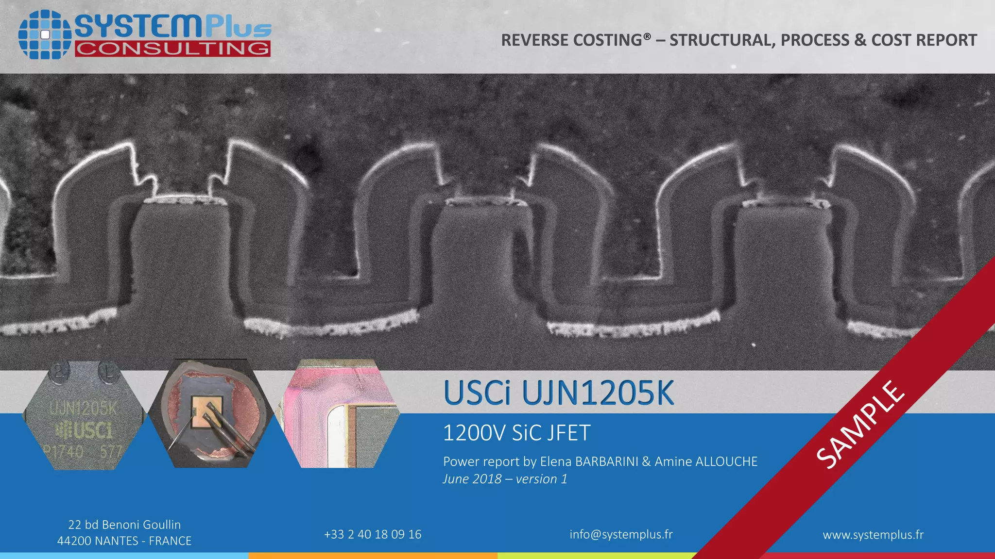 UnitedSiC UJN1205K 1200V SiC JFET report published by System Plus ...