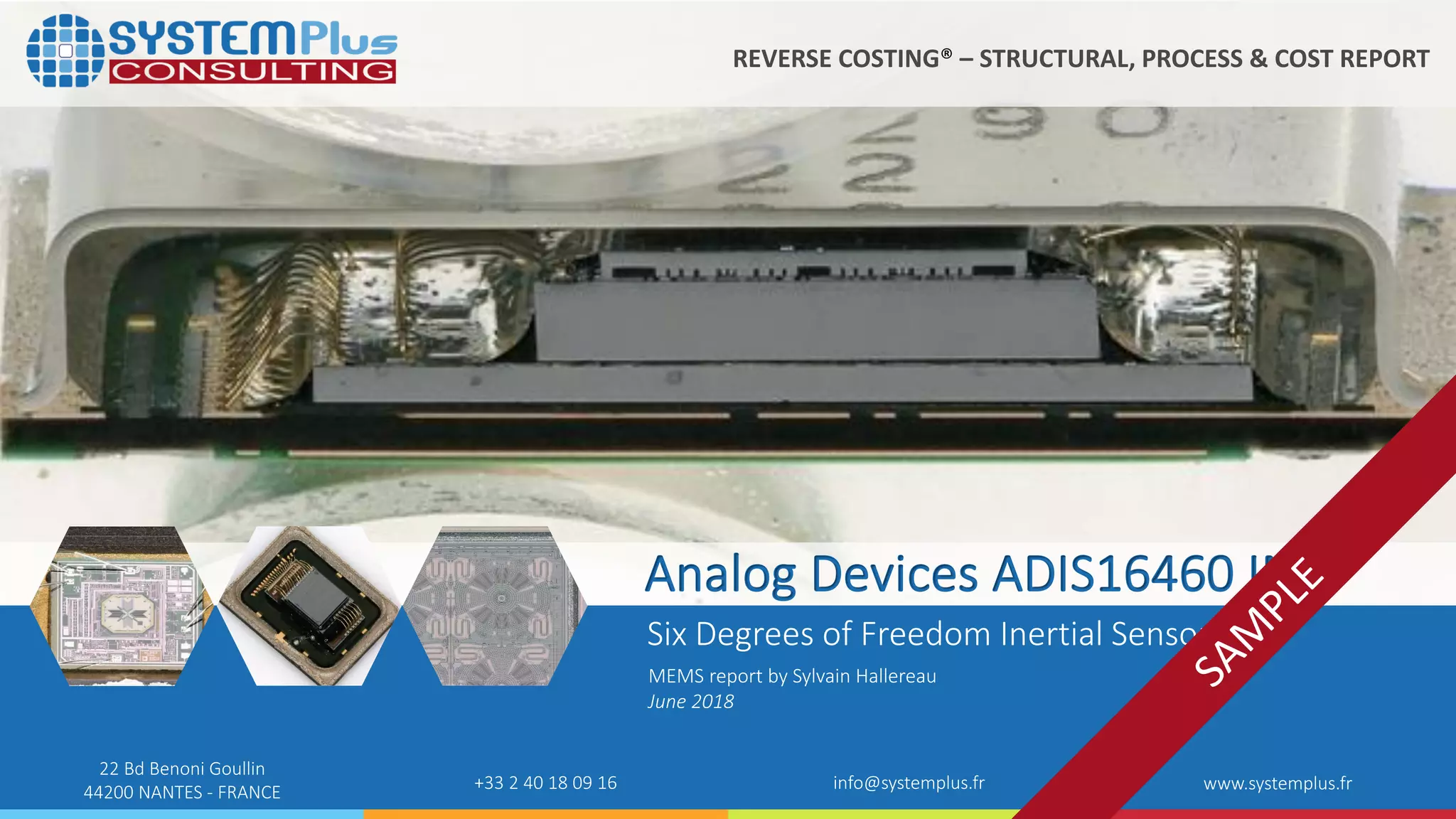 Analog Devices ADIS16460 6-axis MEMS Inertial Sensor | PDF