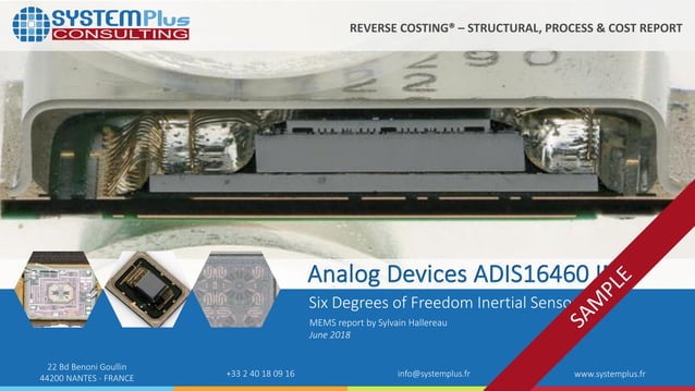 Analog Devices ADIS16460 6-axis MEMS Inertial Sensor | PPT