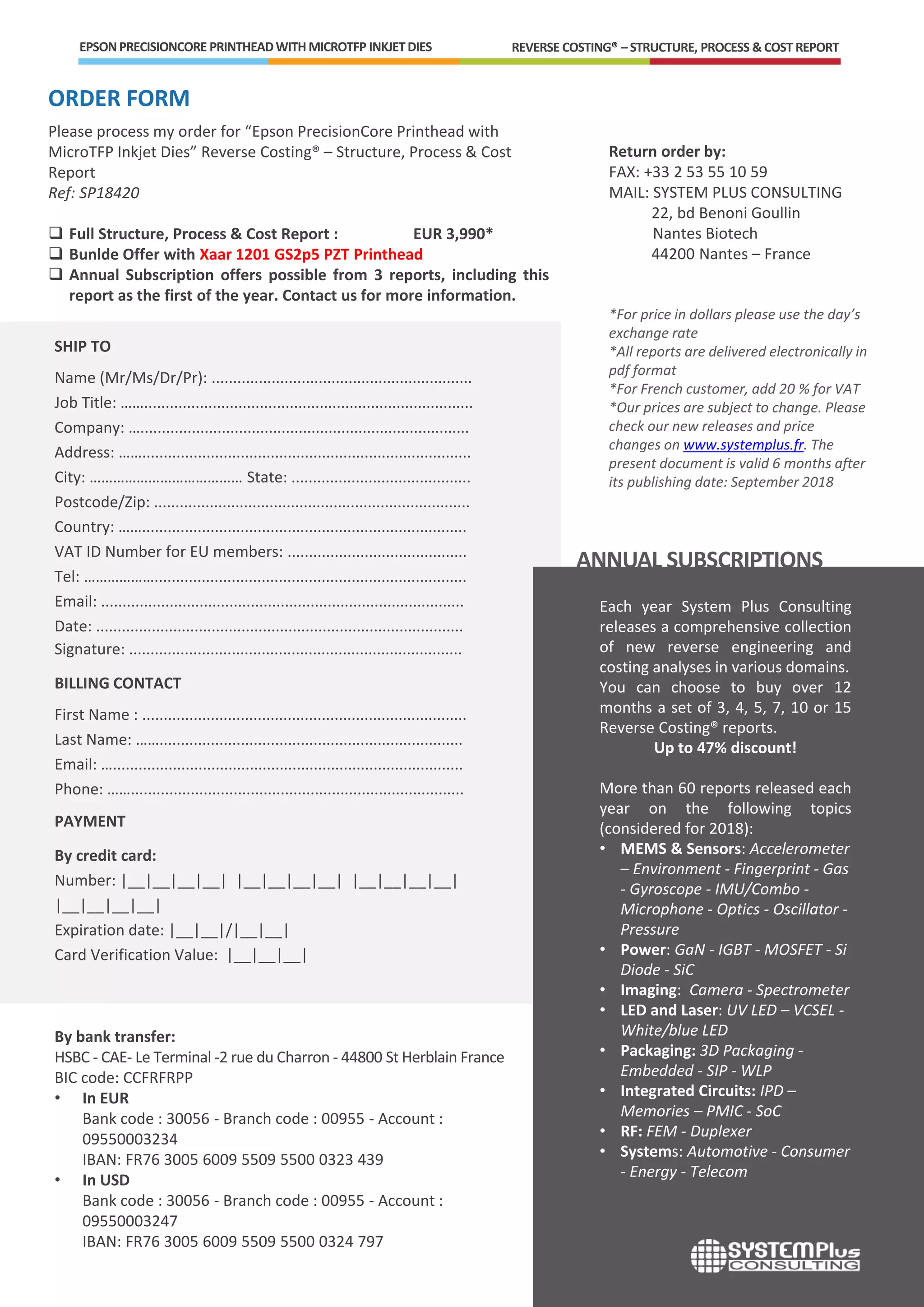 Epson PrecisionCore Printhead with MicroTFP Inkjet Dies | PDF