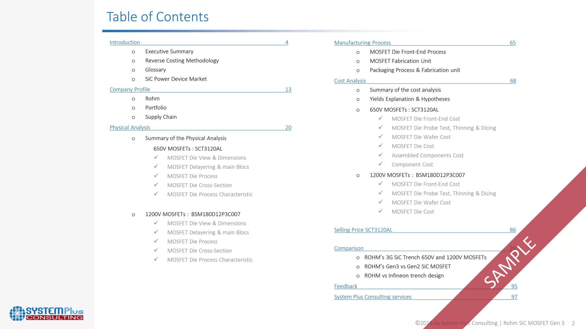 Rohm SiC MOSFET Gen3 Trench Design Family | PDF