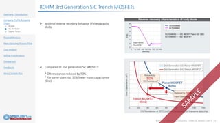 Rohm SiC MOSFET Gen3 Trench Design Family | PDF
