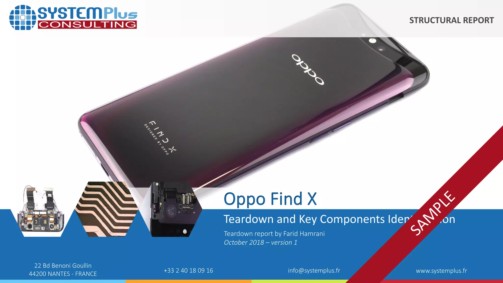 Oppo Find X Teardown and Identification of Key Components | PDF