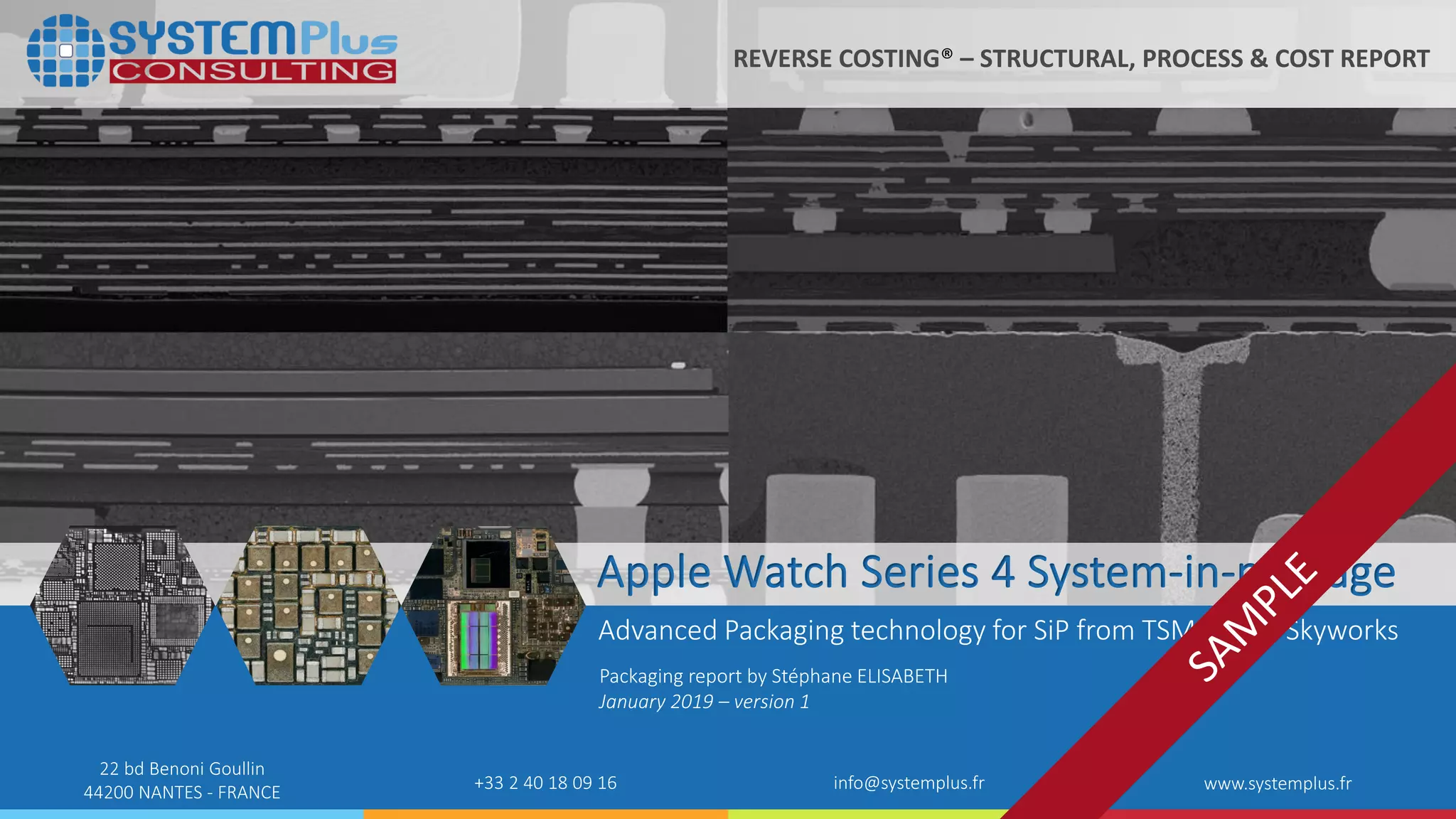 Advanced packaging technology in the Apple Watch Series 4’s System-in ...