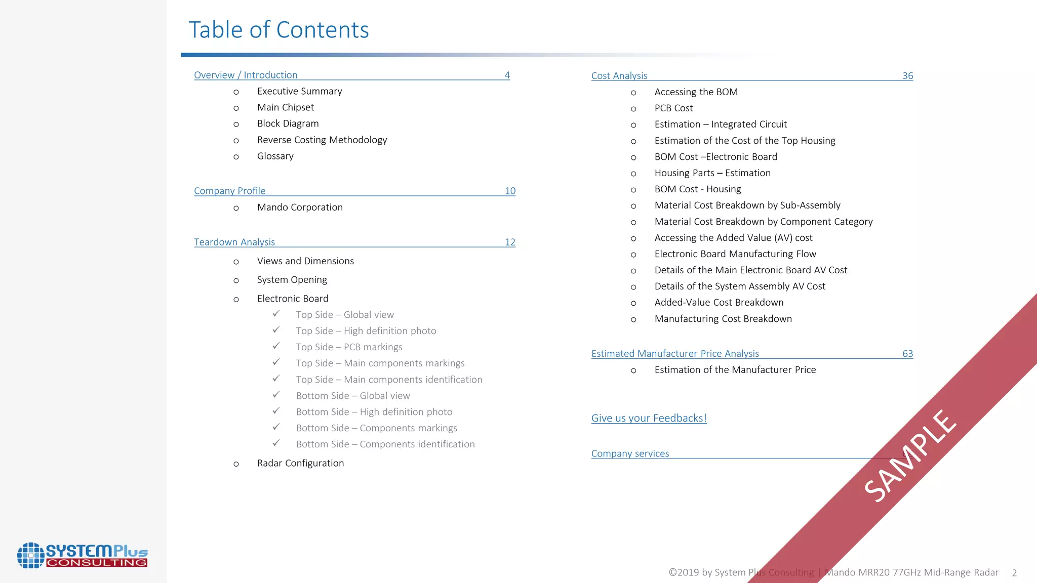 Mando MRR20 77GHz Mid-Range Radar | PPT