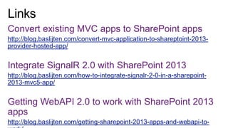 Sp2013 apps with vs2013 | PPT
