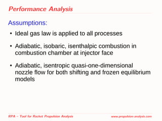 RPA - Tool for Rocket Propulsion Analysis | PDF