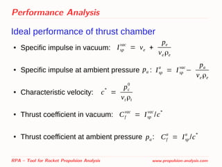 RPA - Tool for Rocket Propulsion Analysis | PDF
