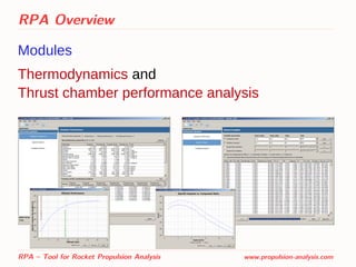 RPA - Tool for Rocket Propulsion Analysis | PDF