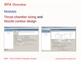 RPA - Tool for Rocket Propulsion Analysis | PDF