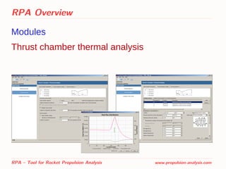 RPA - Tool for Rocket Propulsion Analysis | PDF