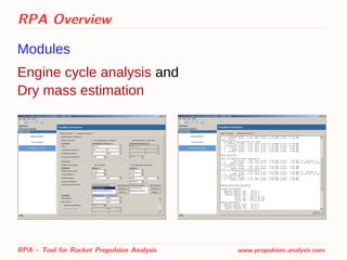 RPA - Tool for Rocket Propulsion Analysis | PDF