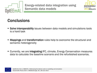 Energy-related data integration using semantic data models for energy efficient retrofitting ...