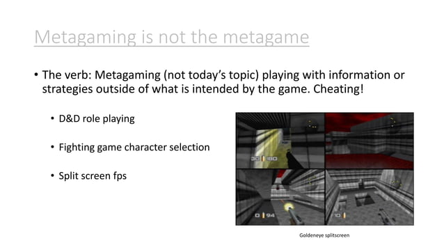 The Importance of Understanding and Designing for the Meta-game | PDF