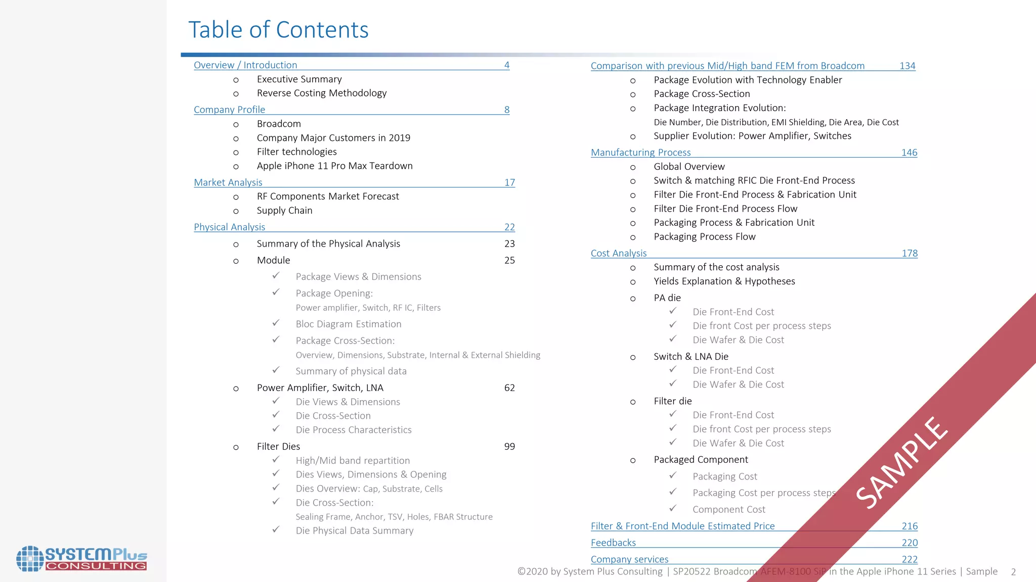 Broadcom AFEM-8100 System-in-Package in the Apple iPhone 11 Series | PPT