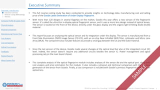 Goodix’s Ultra-Thin Optical In-Display Fingerprint | PPT