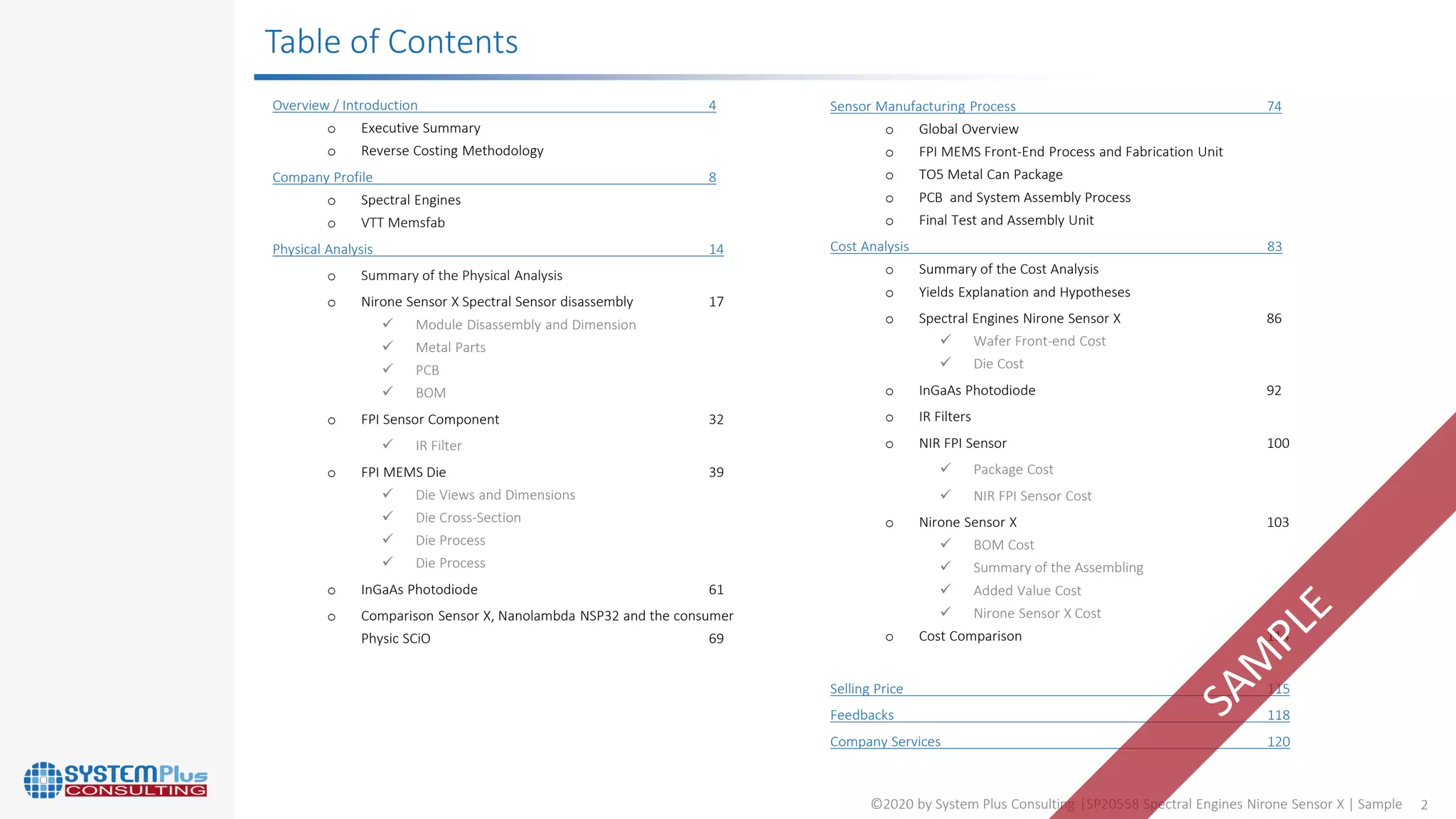Spectral Engines Nirone Sensor X | PDF