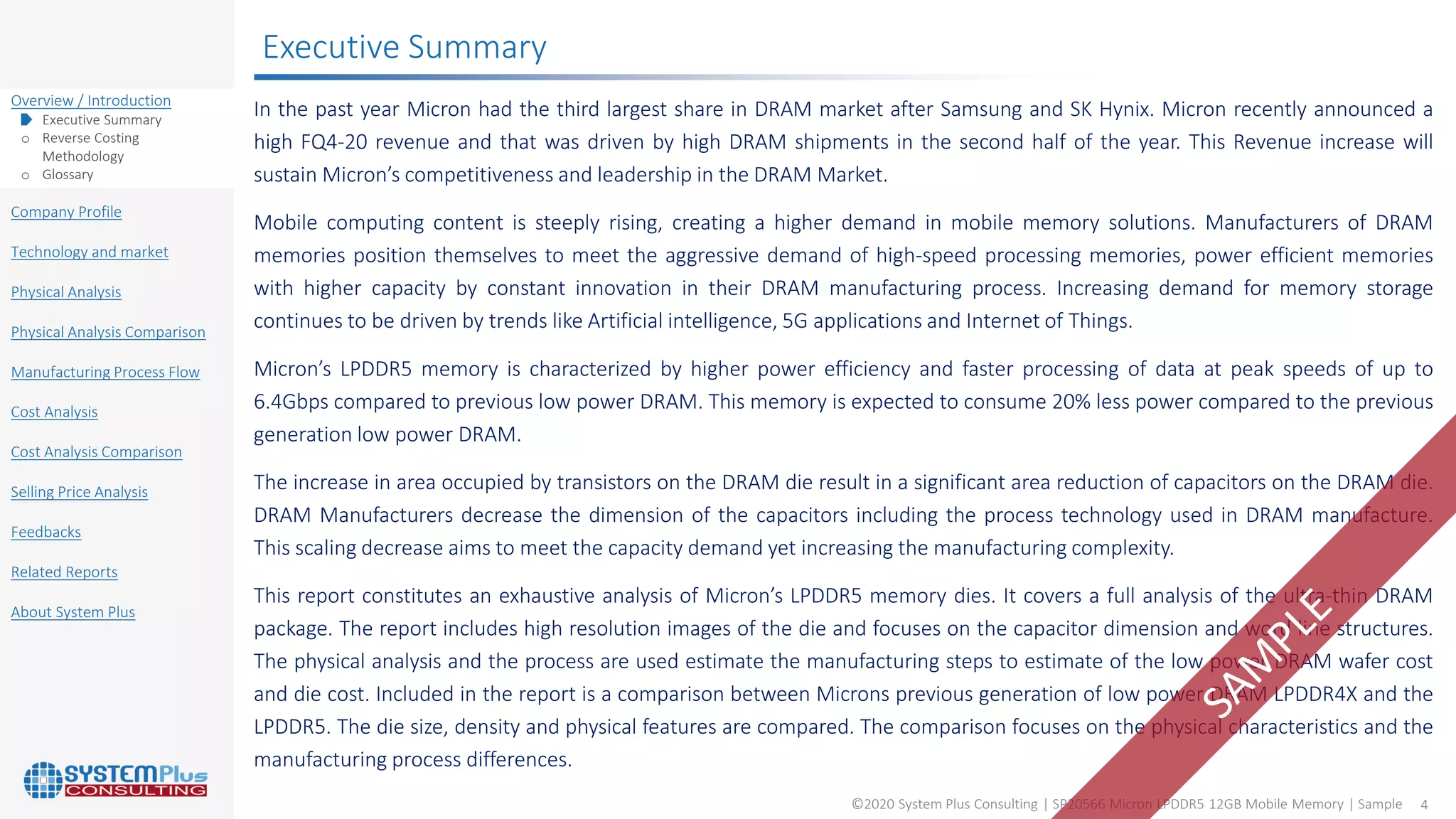 Micron LPDDR5 12GB Mobile Memory | PDF