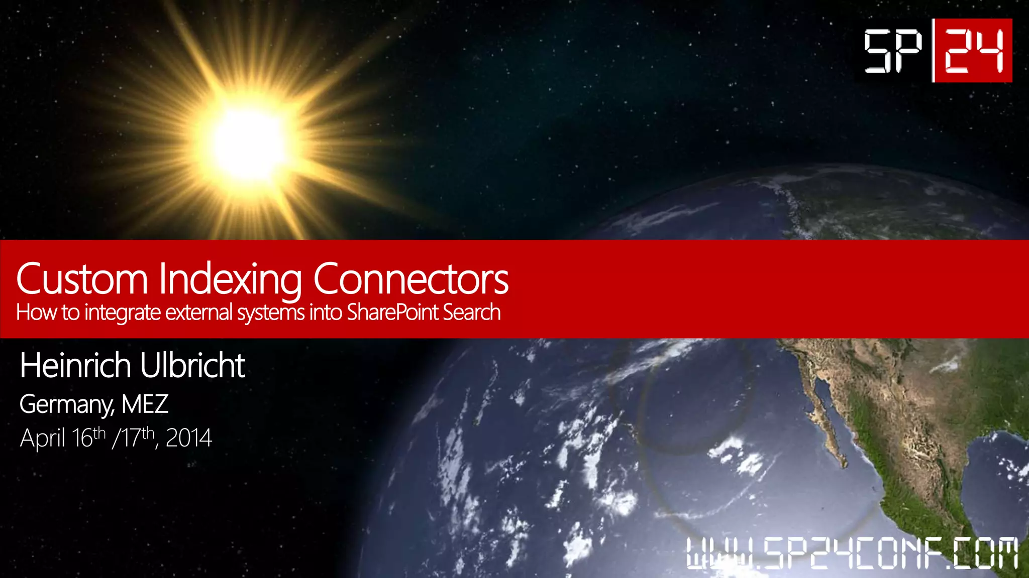 Sp24s088 Custom Indexing Connectors How To Integrate External