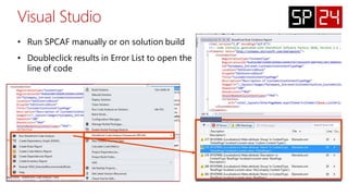 Developing high quality SharePoint solutions/apps with SPCAF #SP24 | PPT