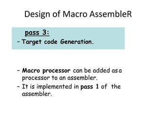 MACRO ASSEBLER | PPTX