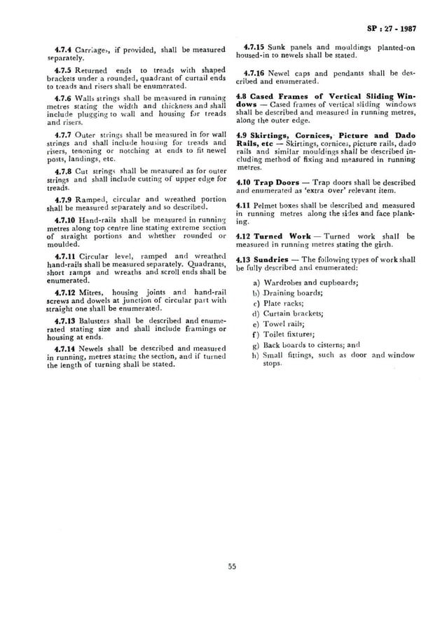 SP 27.pdf HANDBOOK METHOD OF MEASUREMENT | PDF