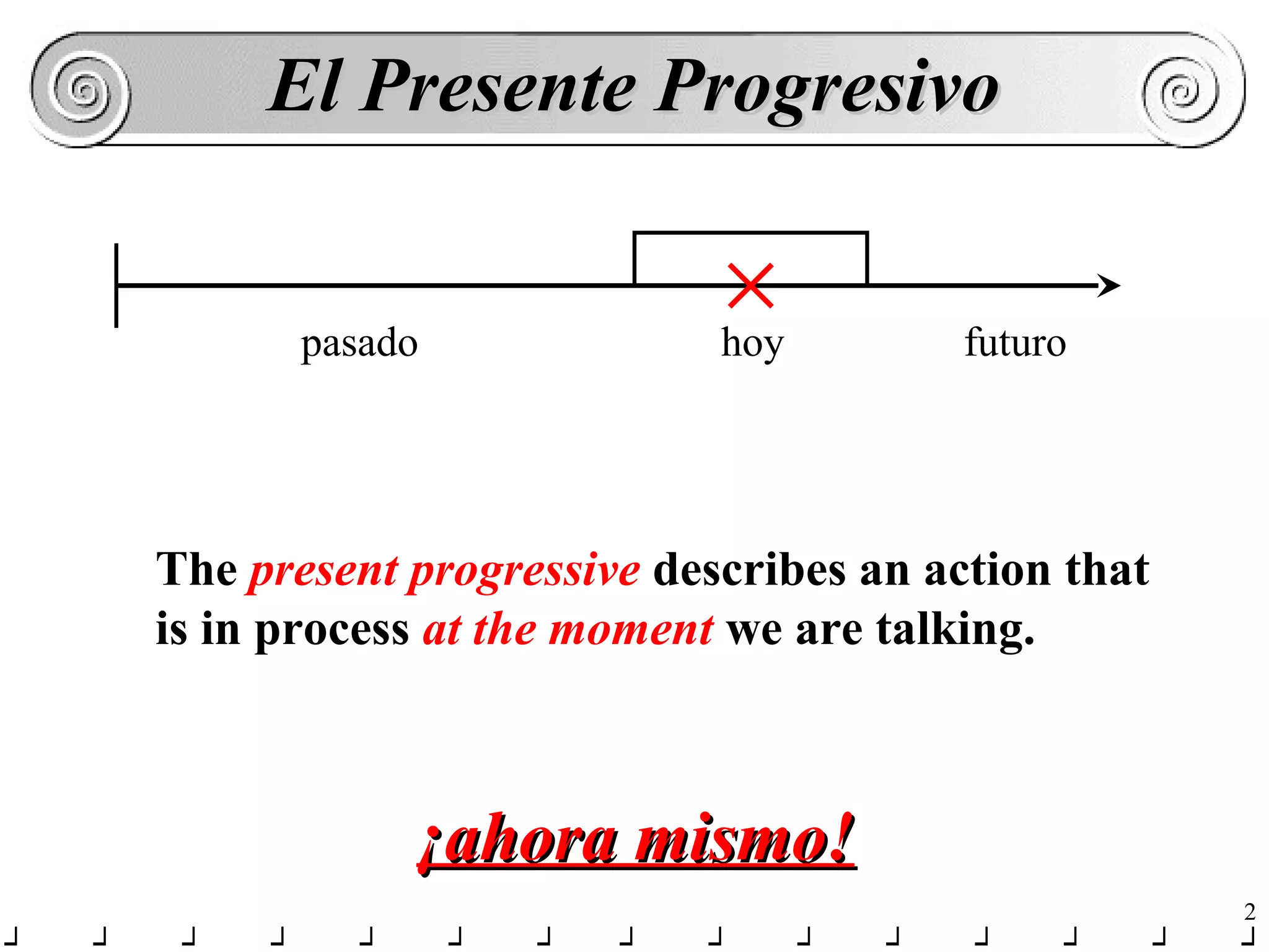 Sp2 present progresivo | PPT