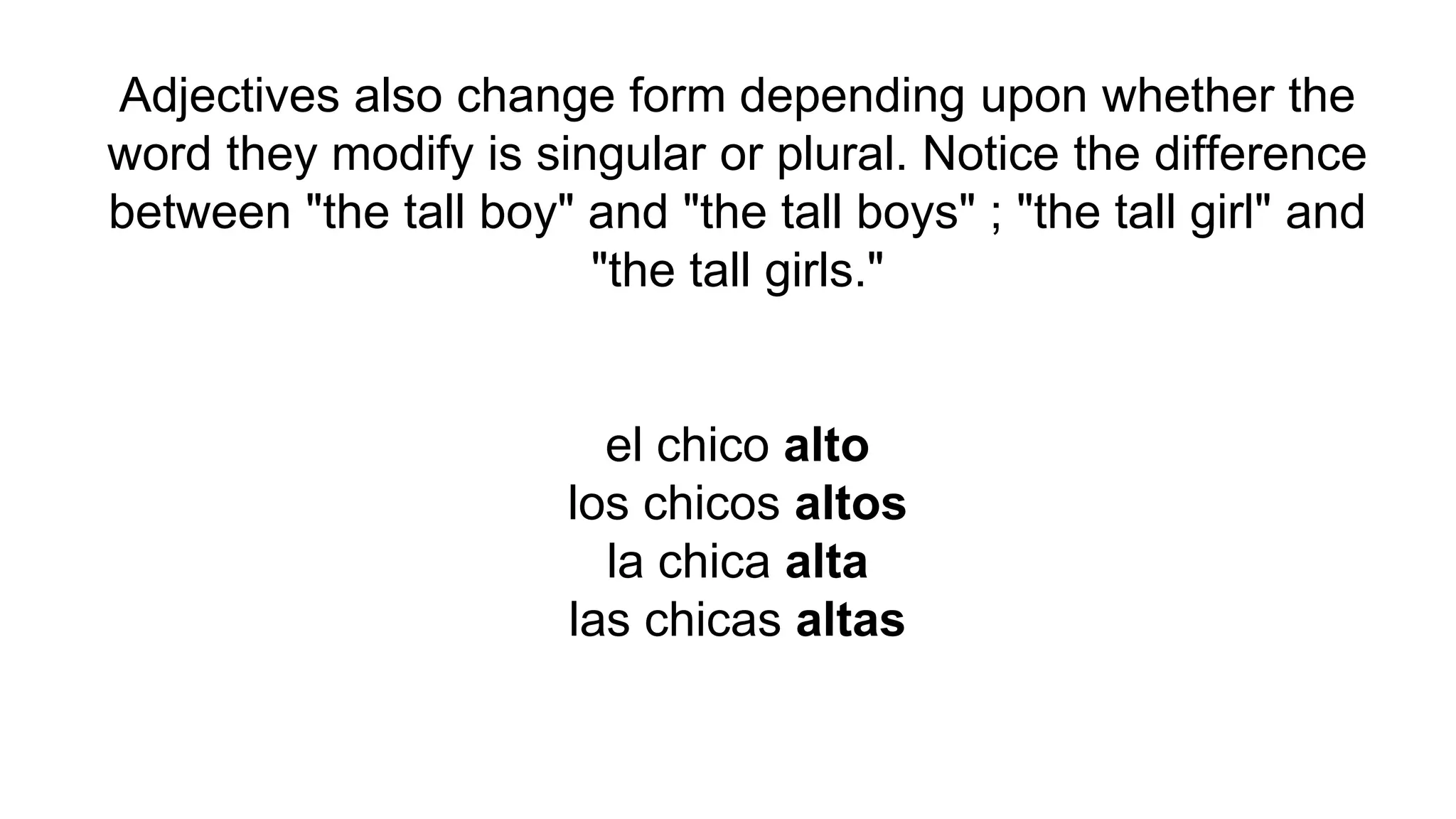 Sp 2 unit 1 ¿quién soy yo adjective agreement | PPTX