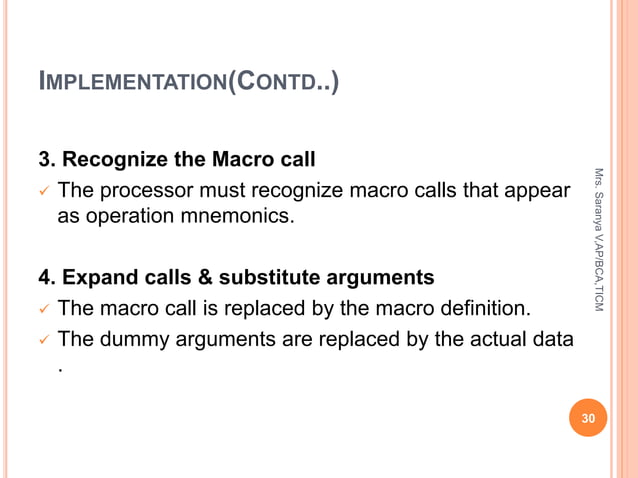 Macro Processor Pptx Programming Languages Computing