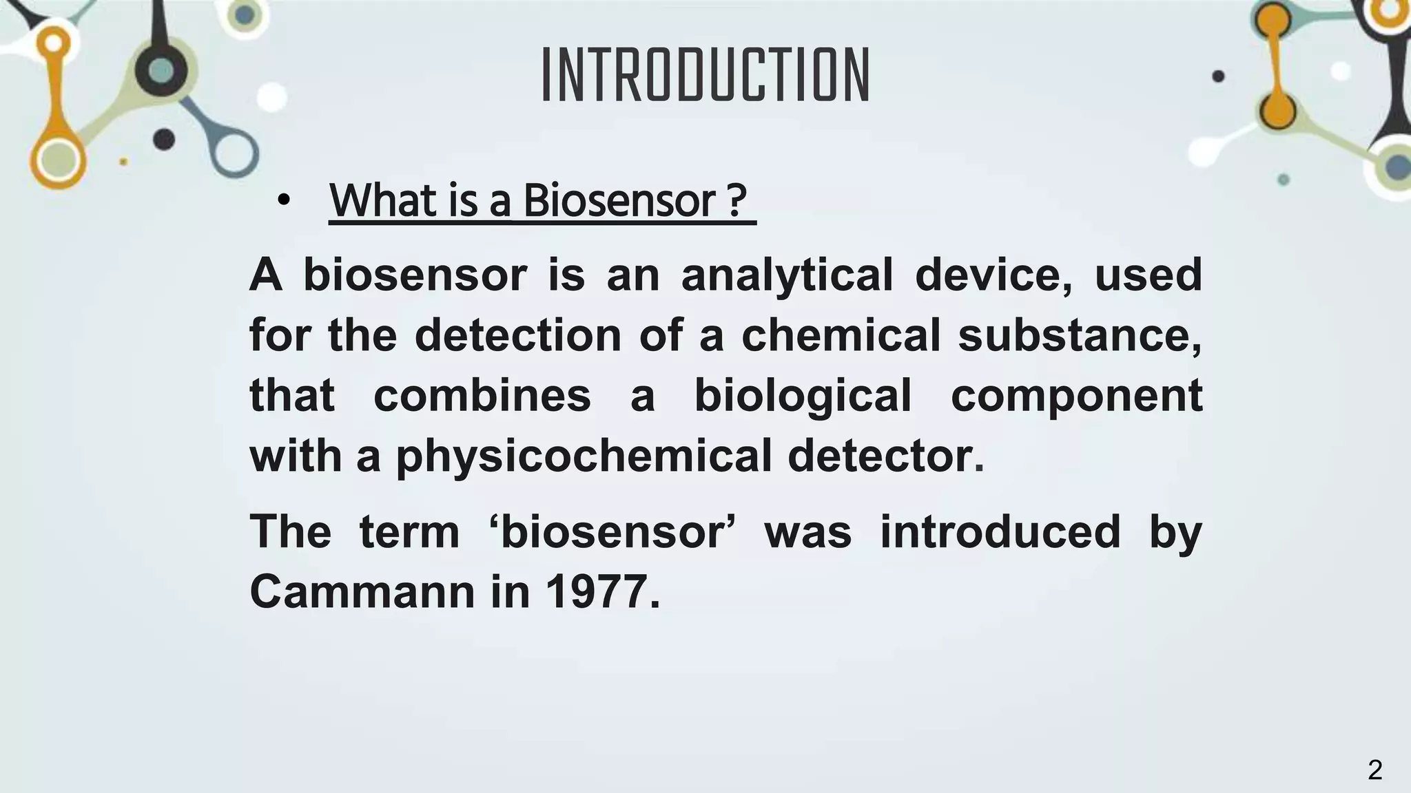 Enzyme based Biosensors | PPTX