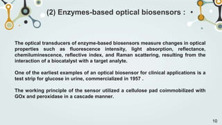 Enzyme based Biosensors | PPTX