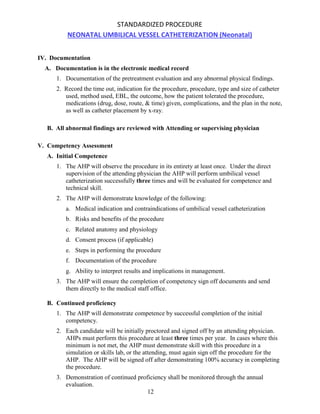 Sp30 neonatal umbilical vessel catherization (neonatal) | PDF