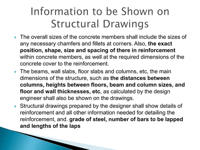 Sp34 STRUCTURAL DRAWING FOR DETAILING | PPTX | Civil Engineering ...