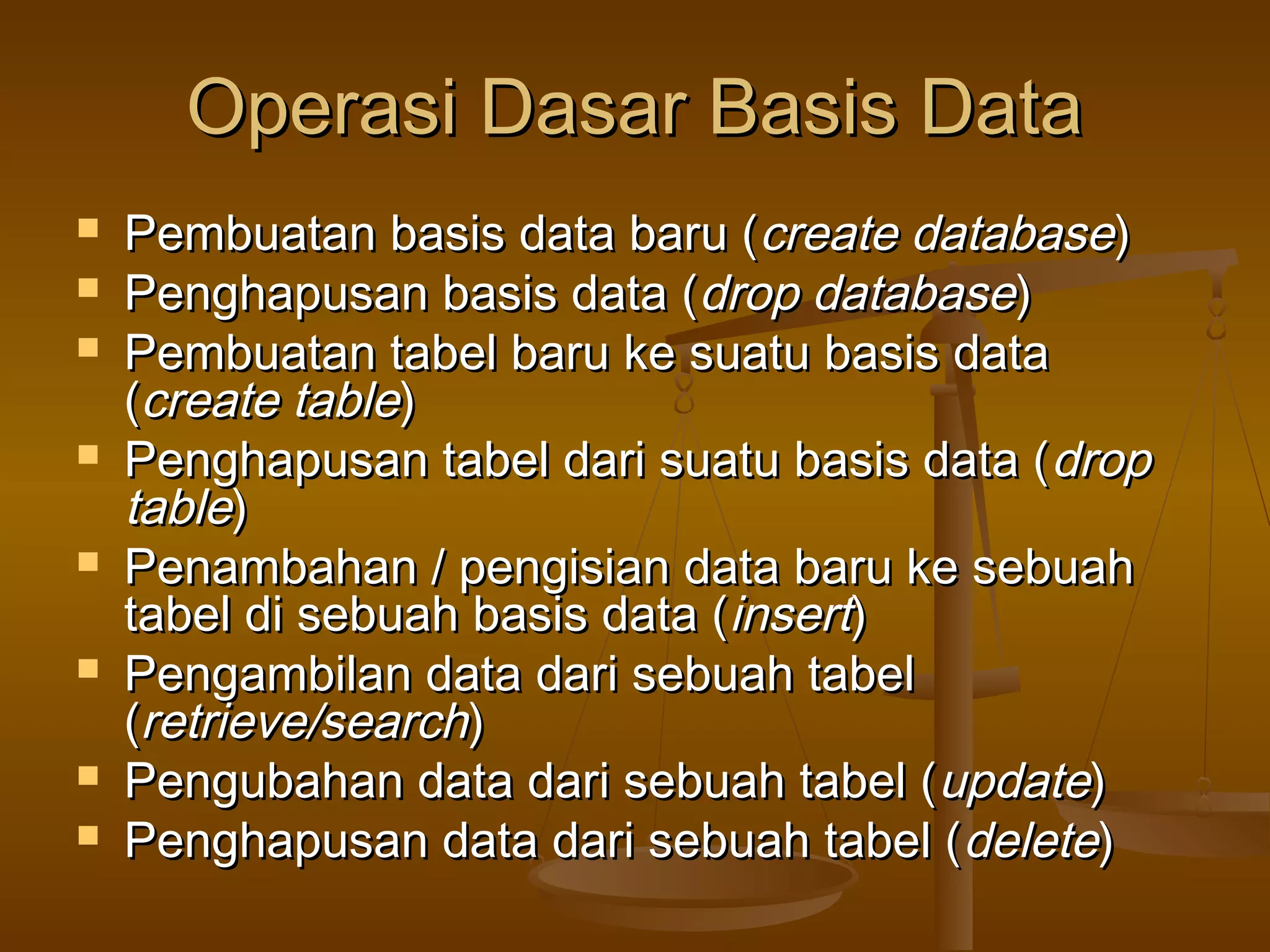 Sistem Basis Data(PPT) | PPT