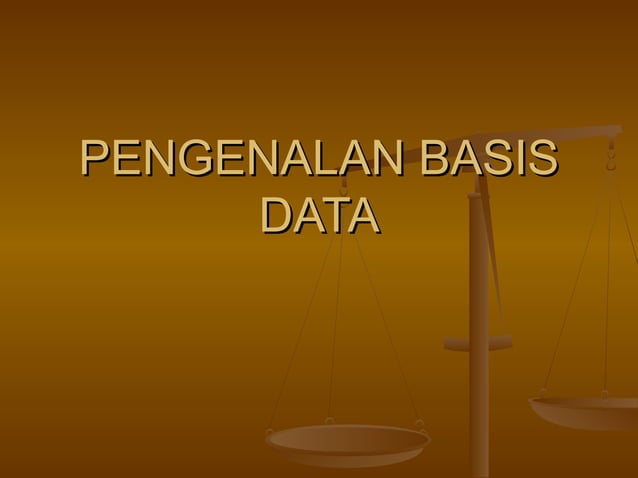 Sistem Basis Data(PPT) | PPT