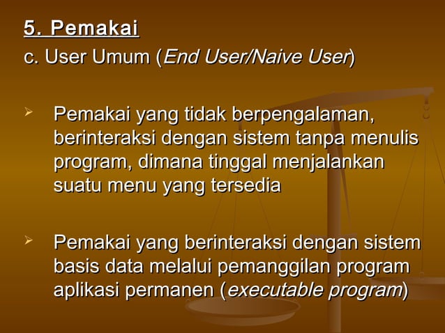 Sistem Basis Data(PPT) | PPT