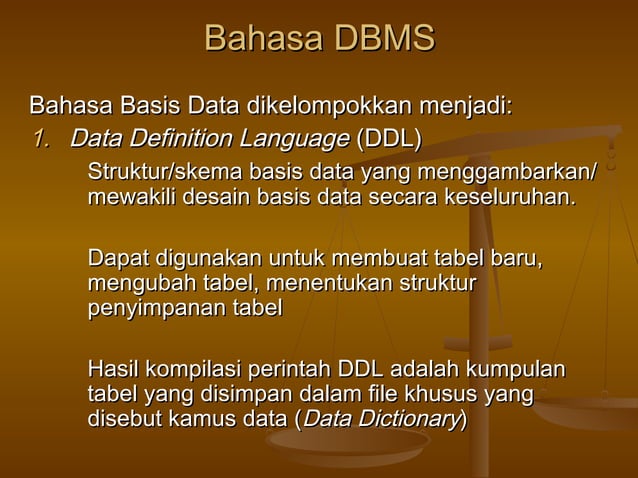 Sistem Basis Data(PPT) | PPT