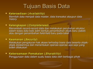 Sistem Basis Data(PPT) | PPT