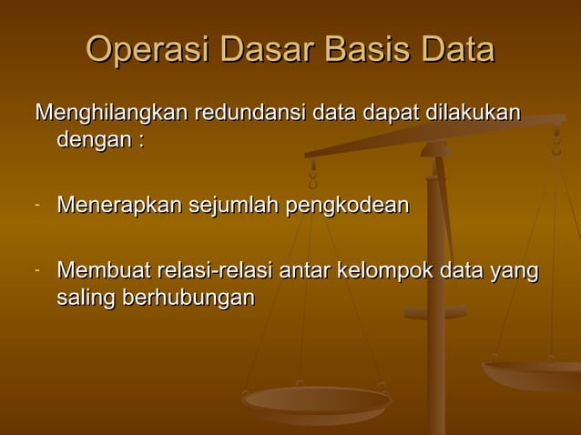 Sistem Basis Data(PPT) | PPT