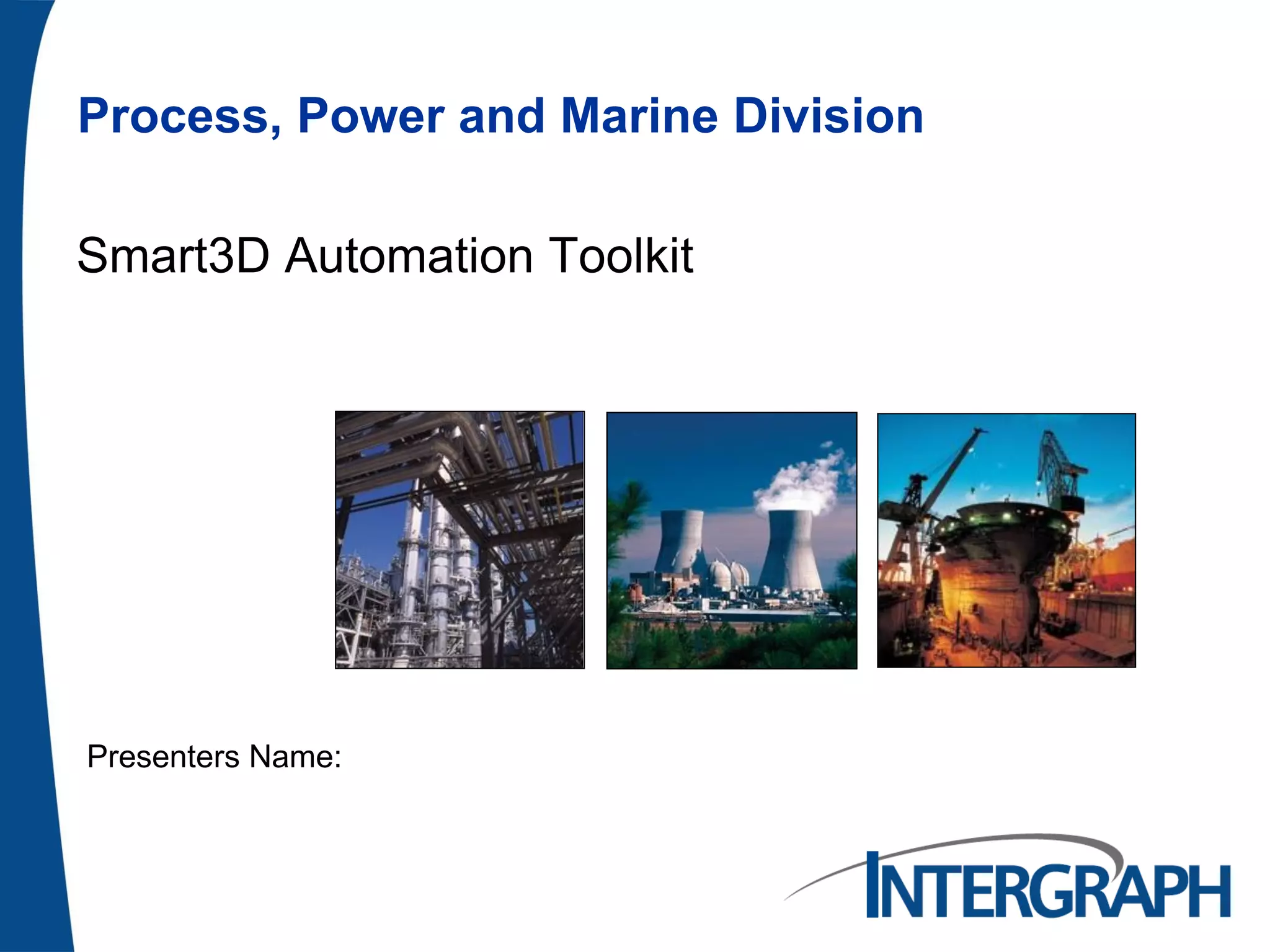 Manuales SP3D AUTOMATION TOOLKIT | PDF