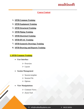 SP3D_Course Content.pdf