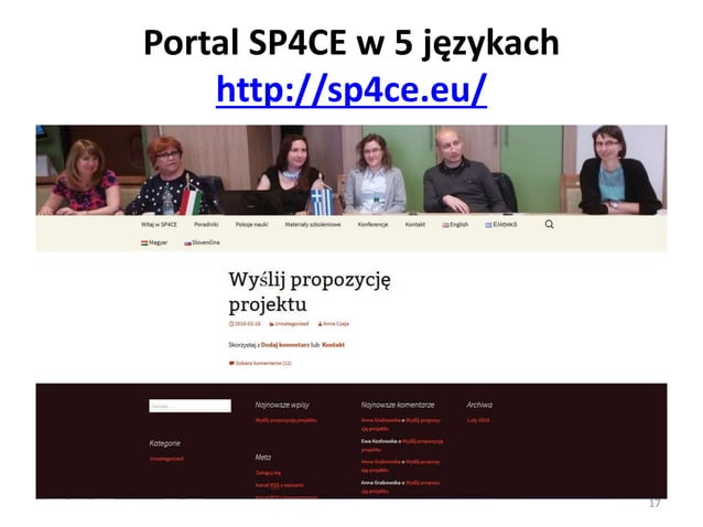 Moodle MOOCS w projekcie SP4CE | PPT