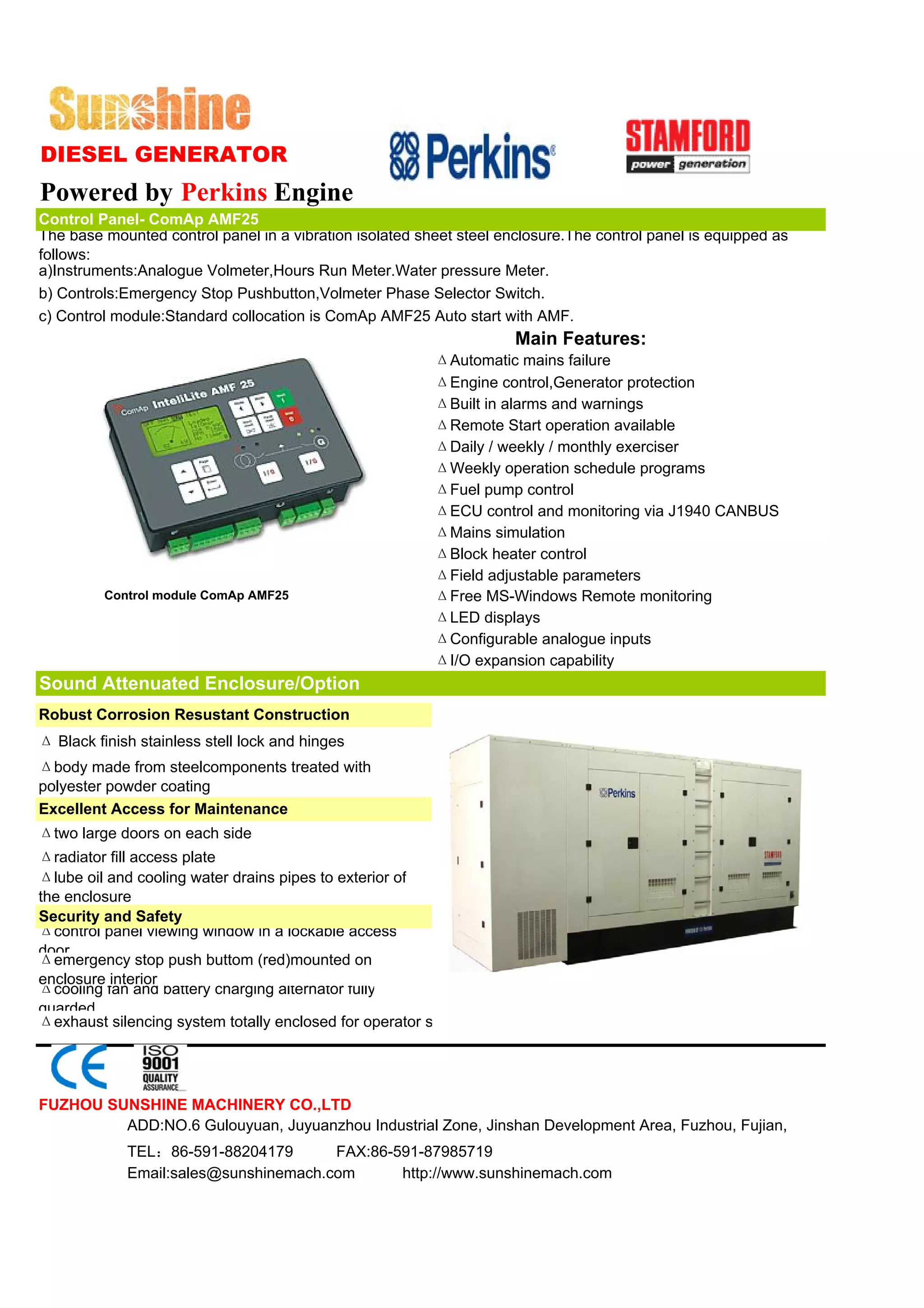 Sp550 500kva uk perkin with stamford data sheet | PDF