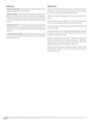 Respecting Indigenous Peoples and Traditional Knowledge | PDF
