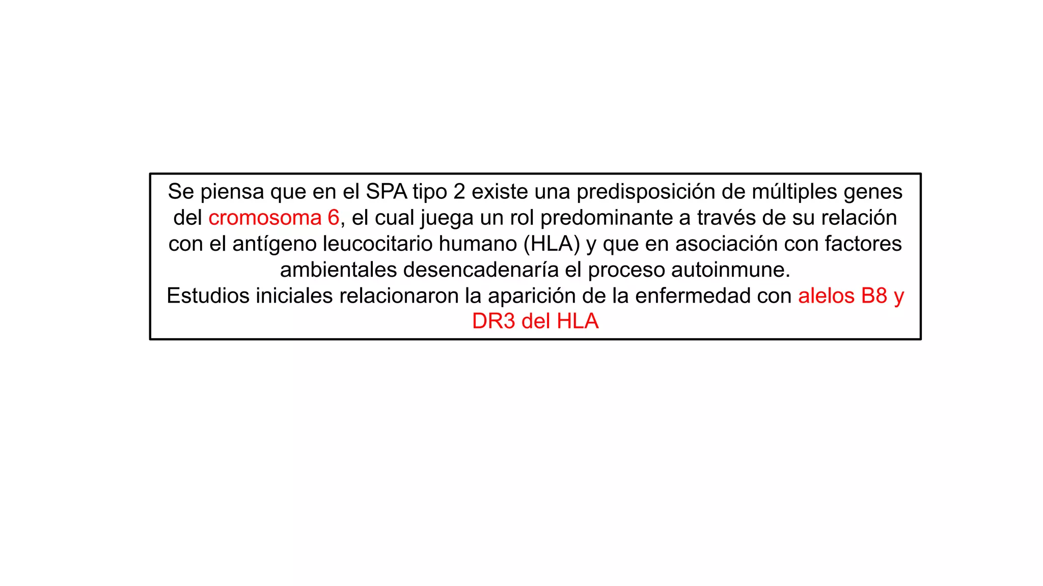 SINDROME POLIGLANDULAR AUTOINMUNITARIO (SPA) - MEDICAR | PPT