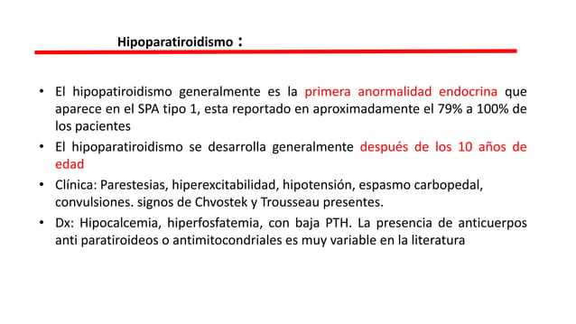 SINDROME POLIGLANDULAR AUTOINMUNITARIO (SPA) - MEDICAR | PPT