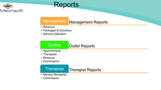 Spa amangement software from Mechsoft Technologies | PPT | Free Download