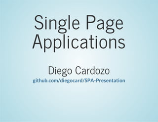 Single page applications | PDF