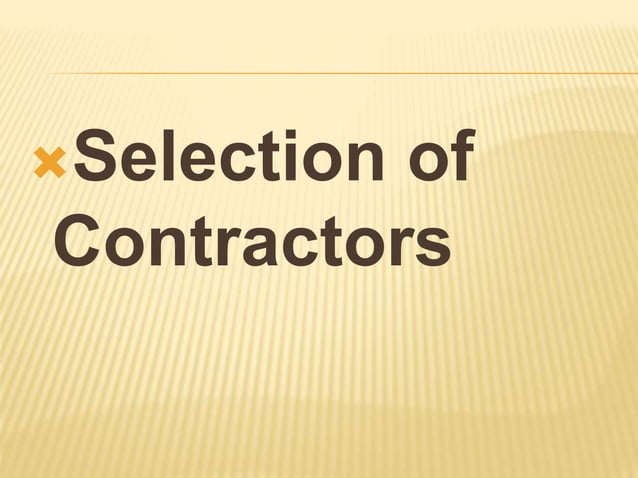 Contract and Arbitration | PPTX | Construction Industry | Industries